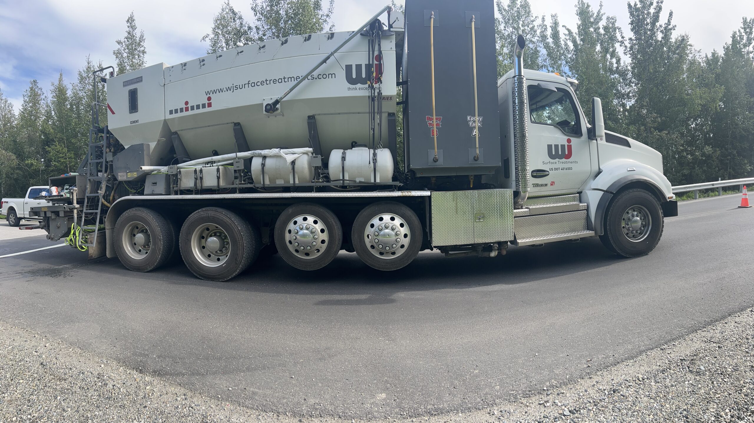 Chena Ridge Road, Alaska | High Friction Surface Treatment